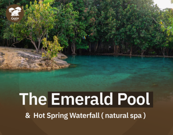 The Emerald Pool & Hot Spring Waterfall (natural spa).